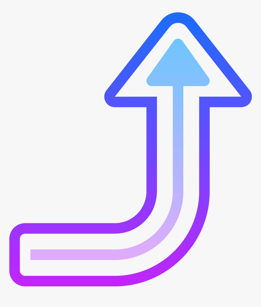 Right Up 2 Icon - Traffic Sign, HD Png Download , Transparent Png Image ...