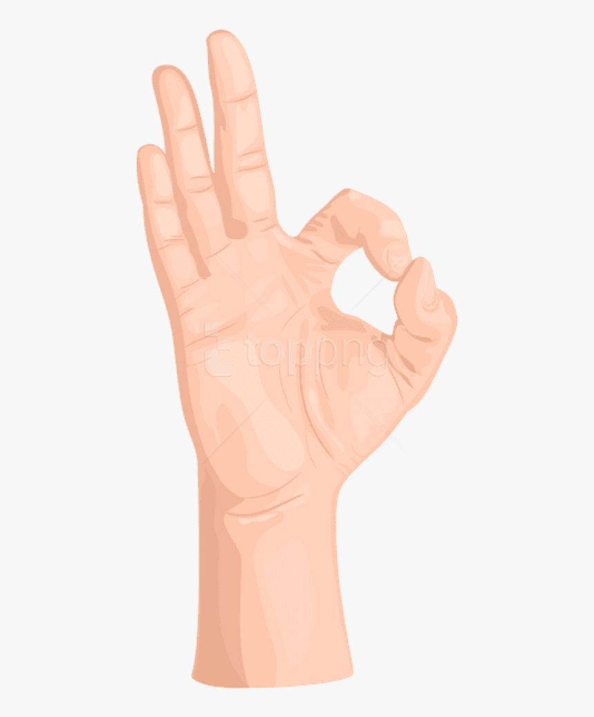 Okay Hand Sign Transparent, HD Png Download , Transparent Png Image ...