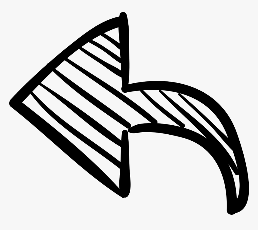 Transparent Hand Drawn Arrow Png - Arrow Hand Drawn Icon Png, Png ...
