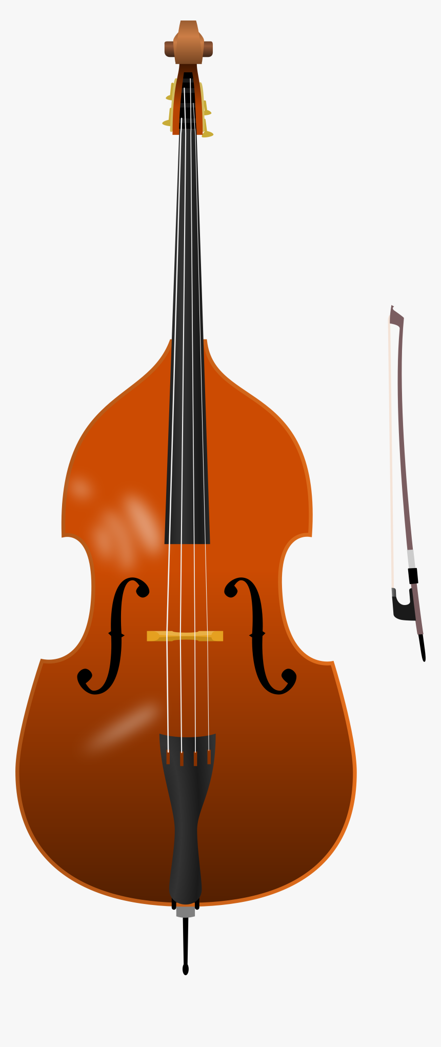Double Bass Clipart, HD Png Download , Transparent Png Image - PNGitem