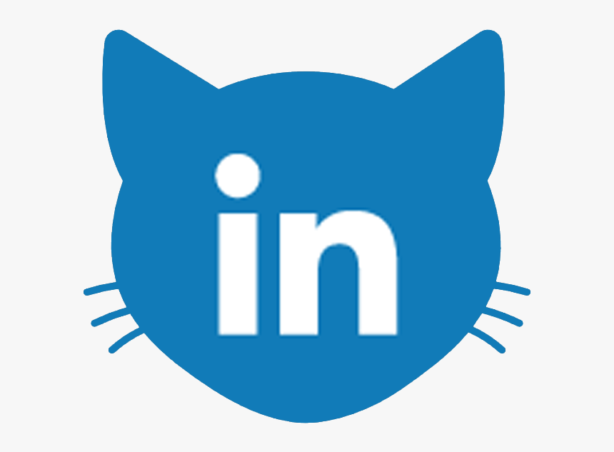 Cat Face Vector Png , Png Download - Linkedin Logo Svg, Transparent Png ...