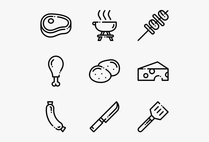 Bbq - Bbq Icon Png, Transparent Png , Transparent Png Image - PNGitem