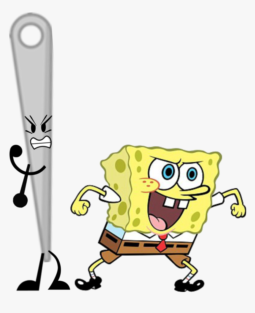 Spongebob And Needle, HD Png Download , Transparent Png Image - PNGitem