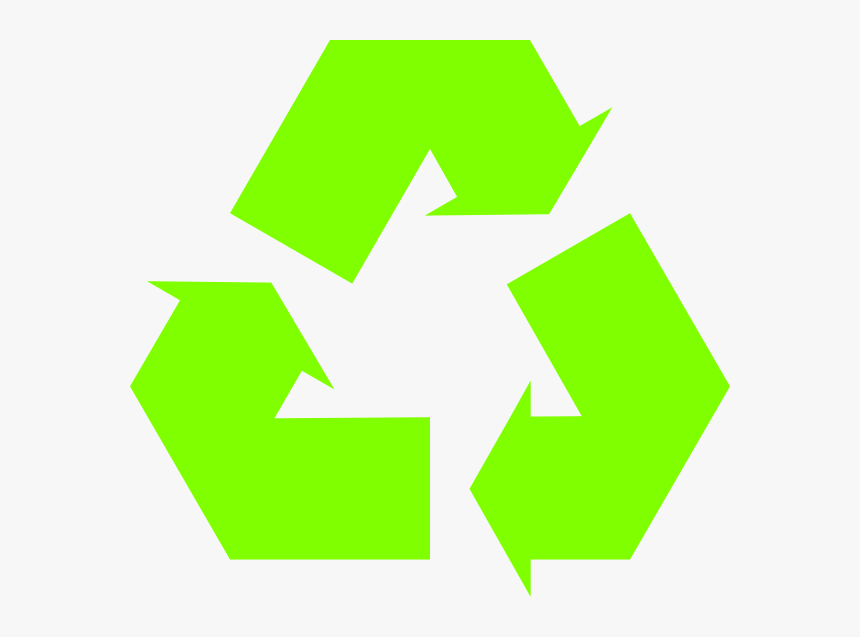 Recycle Svg Clip Arts - Trash Can Green Png, Transparent Png ...