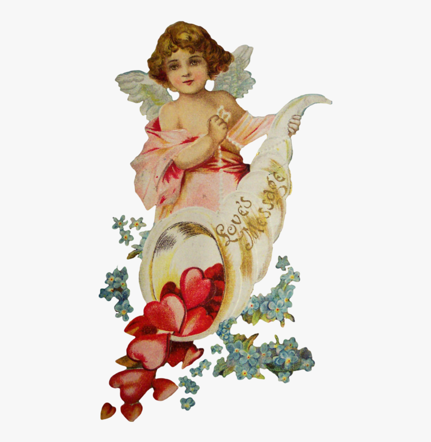 Vintage Cupid Png - Valentine's Day, Transparent Png , Transparent Png ...