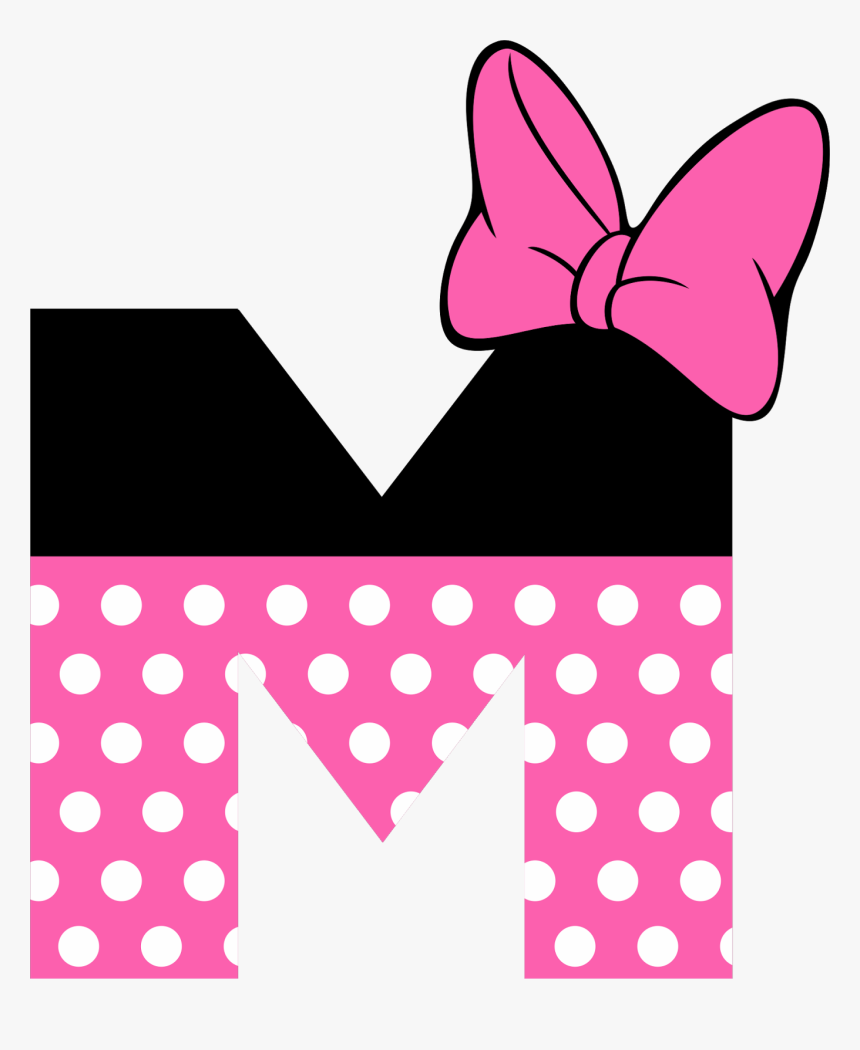 Letter M Minnie Mouse, HD Png Download , Transparent Png Image - PNGitem