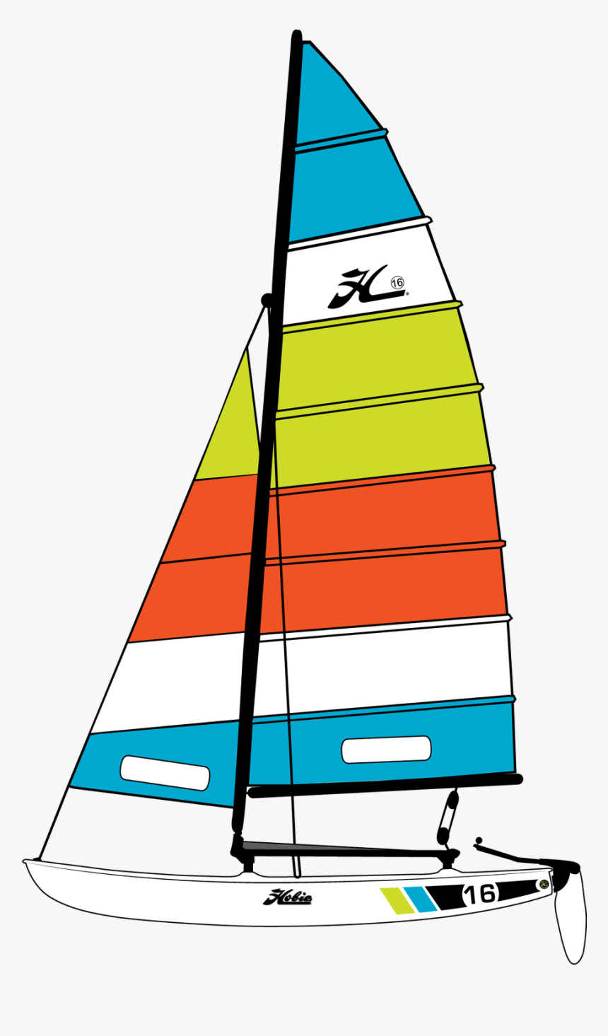 H16 Sailboat - Hobie Cat 16 Plan, HD Png Download , Transparent Png ...