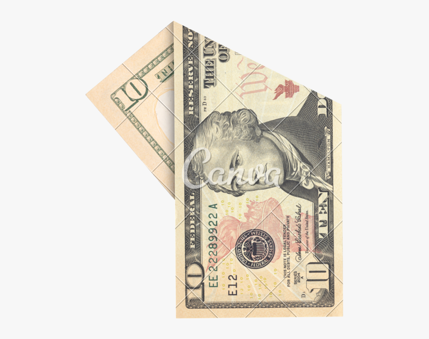 Stacks Of 10 Dollar Bills