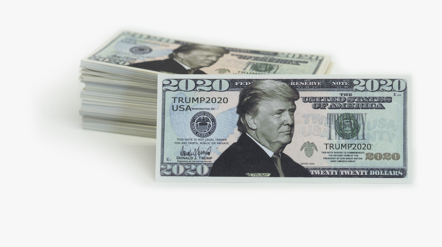 Trump 2020 Dollar Bill, HD Png Download , Transparent Png Image - PNGitem