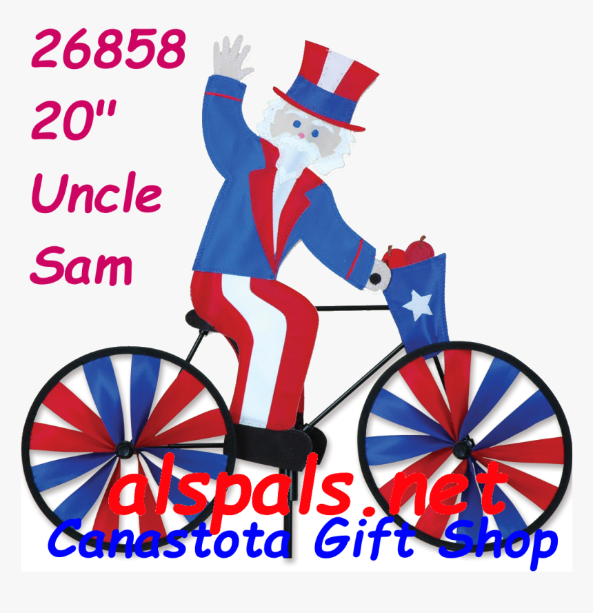 26858 Uncle Sam - Bicycle, HD Png Download , Transparent Png Image ...