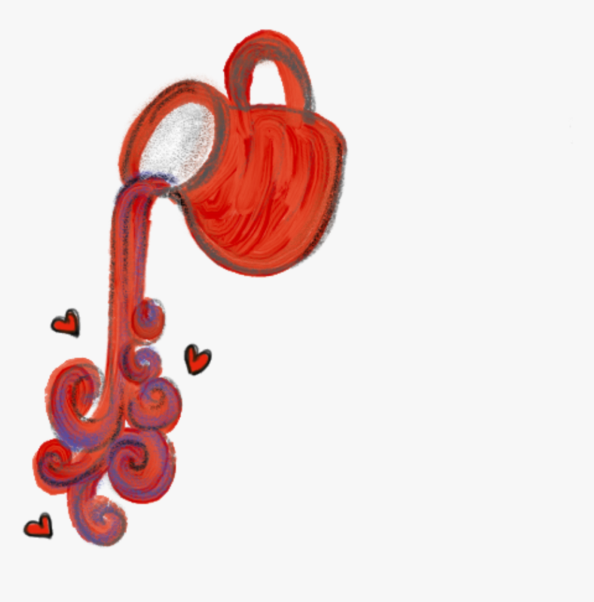 Pouring Love - Illustration, HD Png Download , Transparent Png Image ...