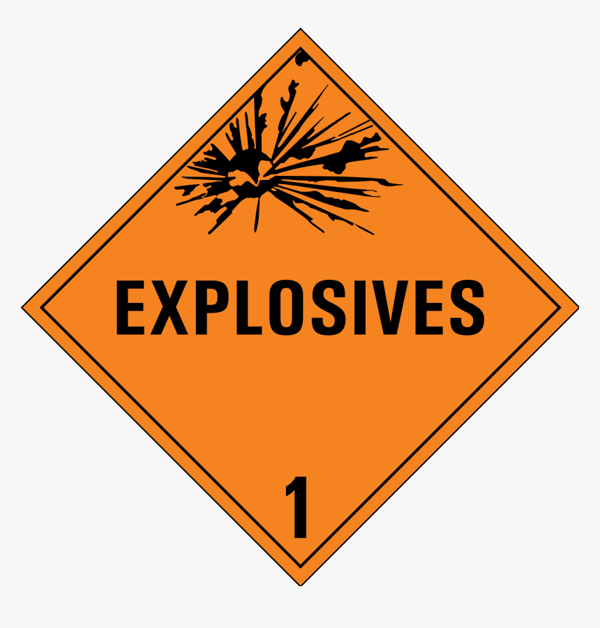 Imdg Code Class 1, HD Png Download , Transparent Png Image - PNGitem