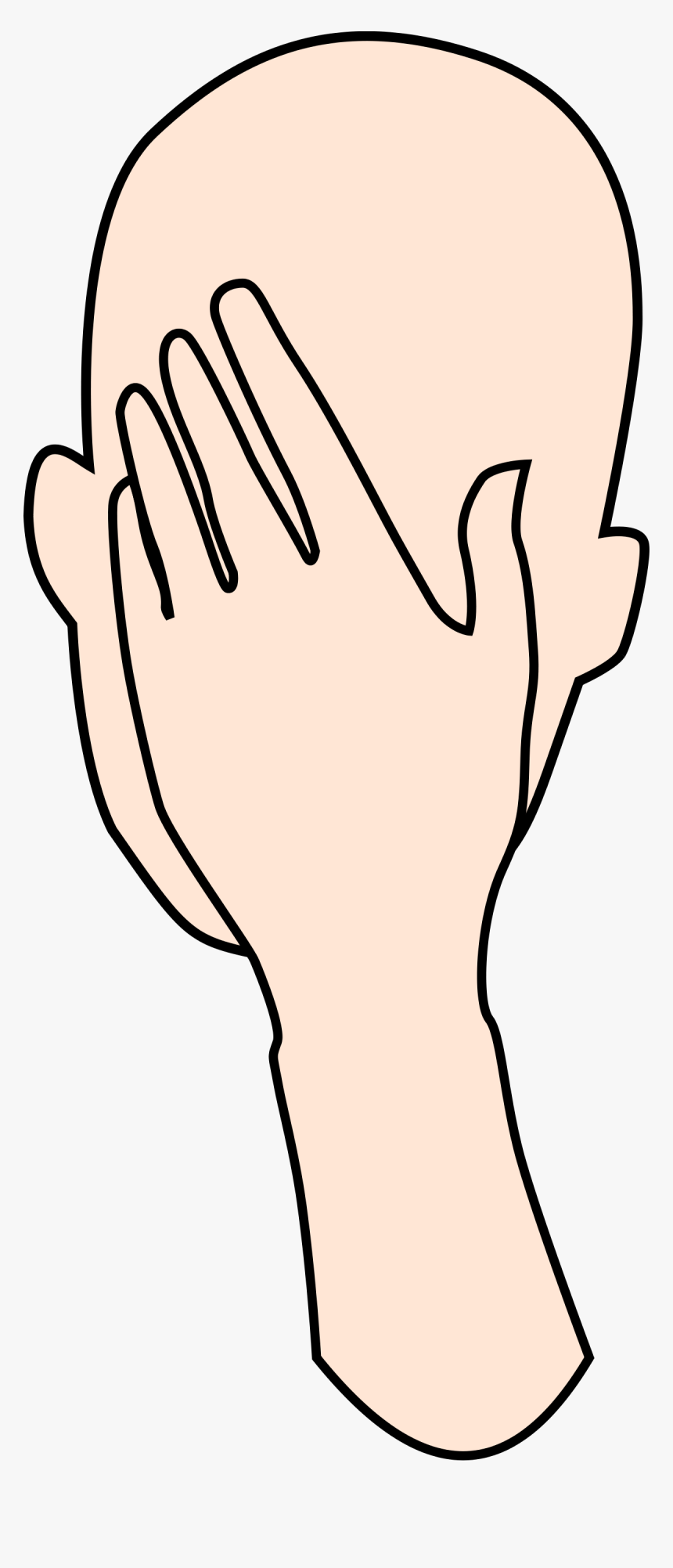 Transparent Facepalm Png - Facepalm Hand Png, Png Download ...