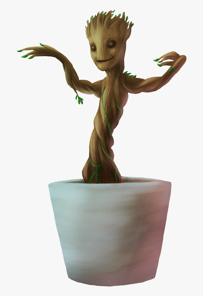 Download Baby Groot Png Hd - Baby Groot Gif Png, Transparent Png ...