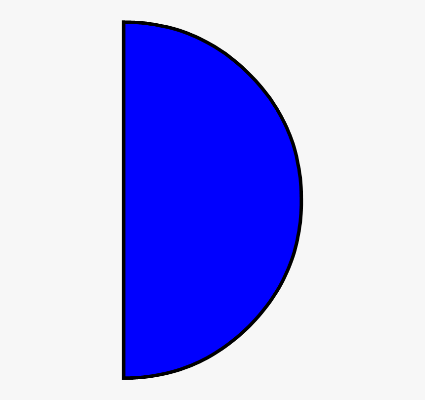 Semi Circle 2d Shape, HD Png Download , Transparent Png Image - PNGitem
