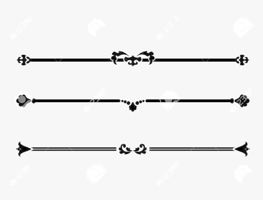 Fancy Lines Line Vector At Free For Personal Use Transparent - Fancy ...