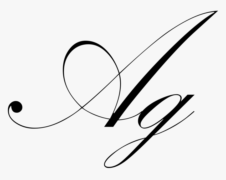 Fancy Hand Written Script Kunstler - Line Art, HD Png Download ...