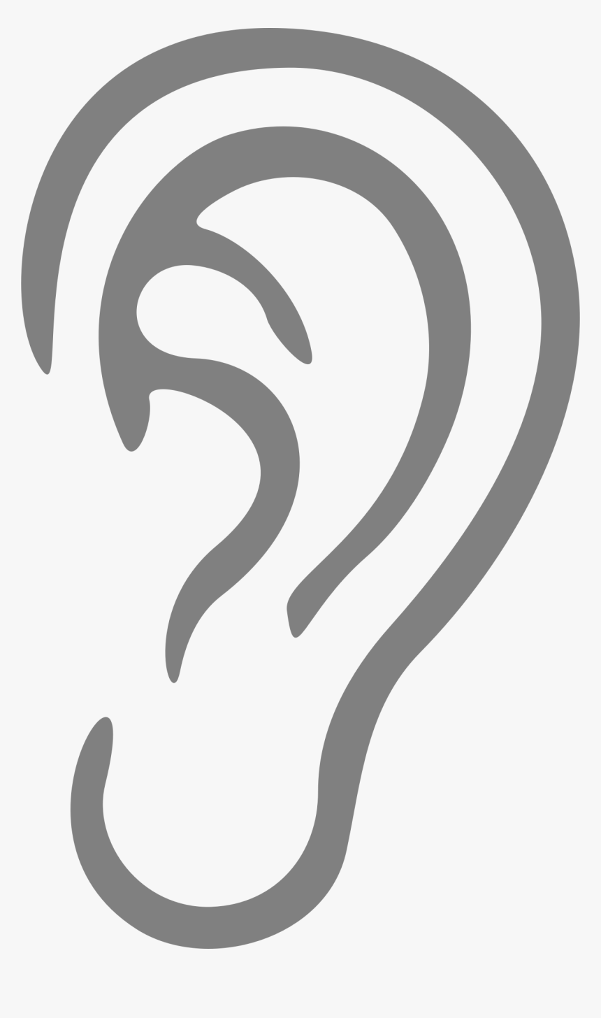 Ear Png Image With Transparent Background - Ears Clip Art Black And ...