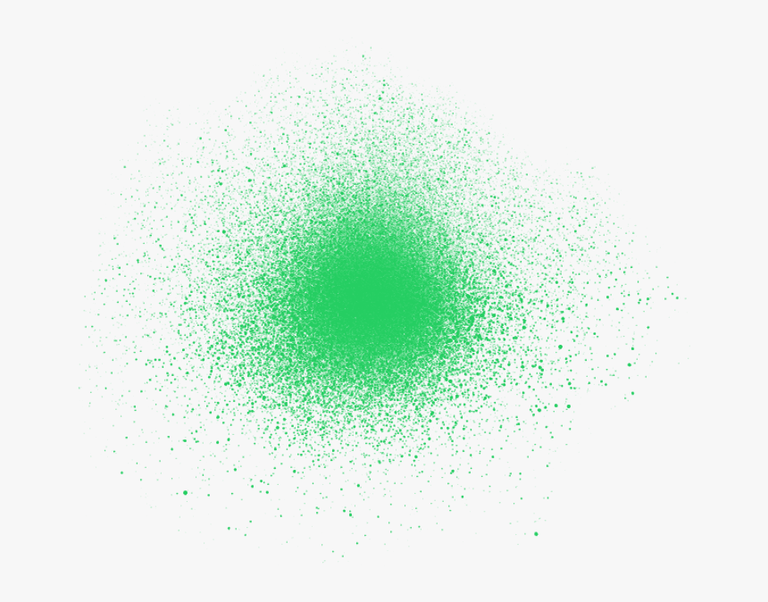 Green Paint Spray - Circle, HD Png Download , Transparent Png Image ...