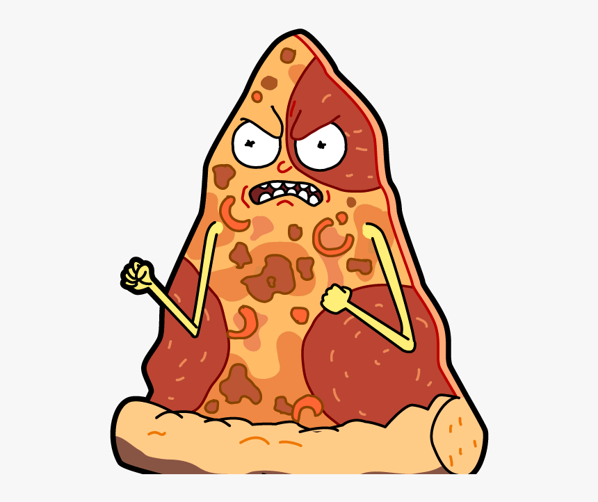 Clip Art Download Pepperoni Pizza Slice Clipart - Rick Y Morty Png ...