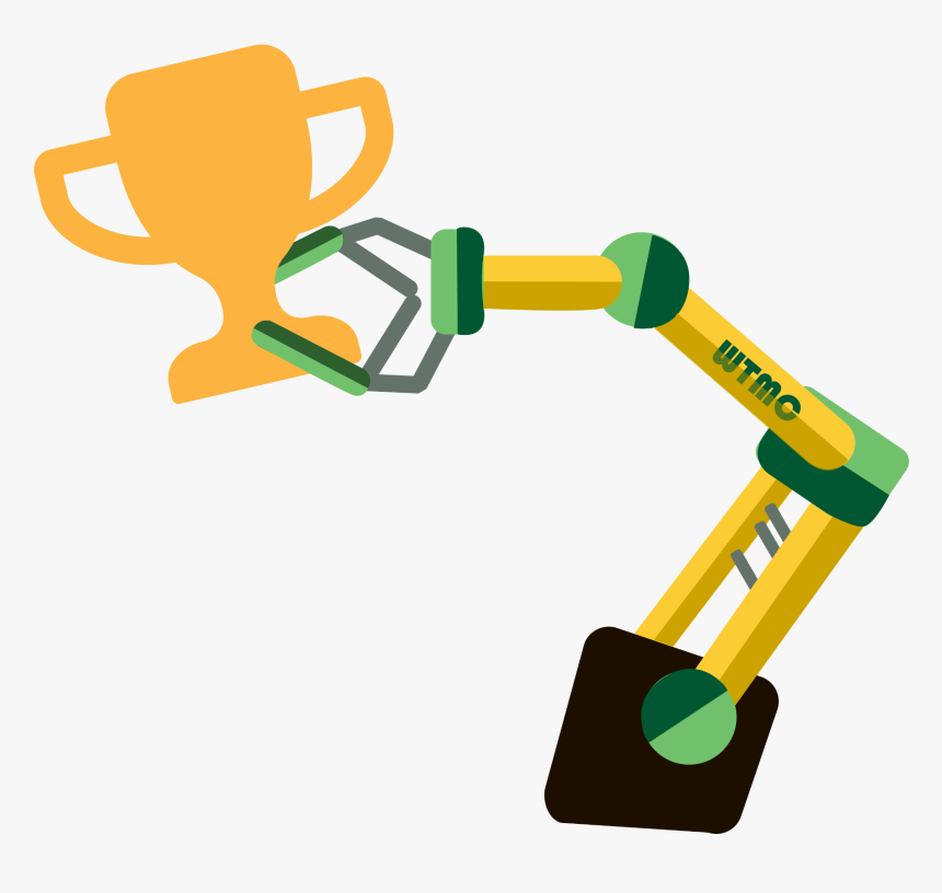 Robotic Arm Holding A Trophy In Its Claw, HD Png Download , Transparent ...