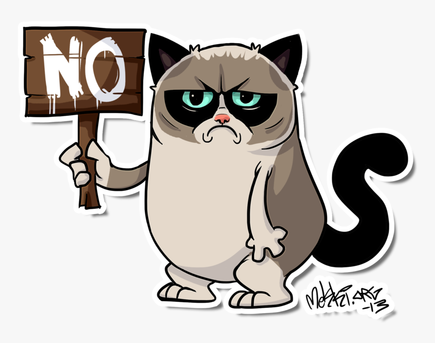 No Cat Mammal Small To Medium Sized Cats Cat Like Mammal - Grumpy Cat ...