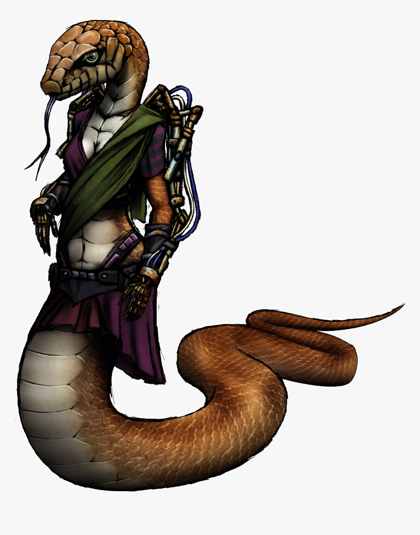Snake Fangs Png , Png Download - Sci Fi Snake Man, Transparent Png , Transparent Png Image - PNGitem