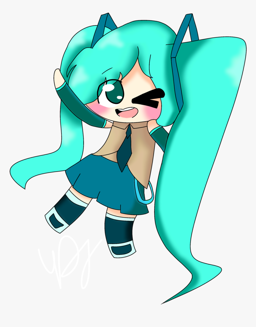 Also, Small Hatsune Miku Drawing Clipart , Png Download - Cartoon ...