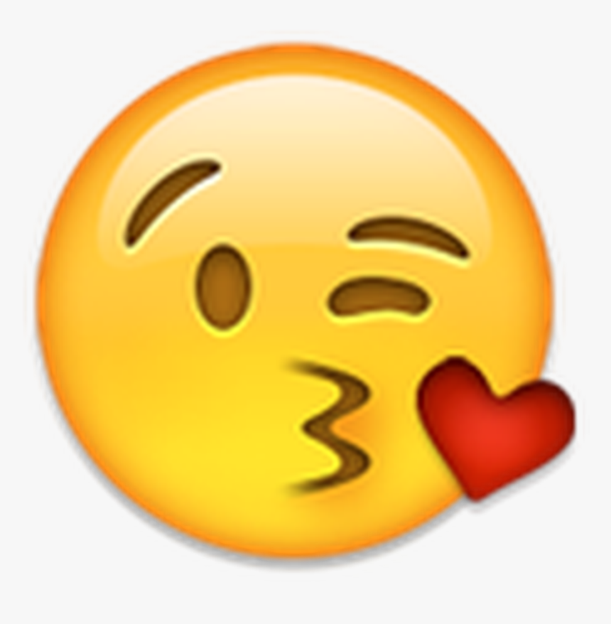 Kissy Face Emoji Apple, HD Png Download , Transparent Png Image - PNGitem