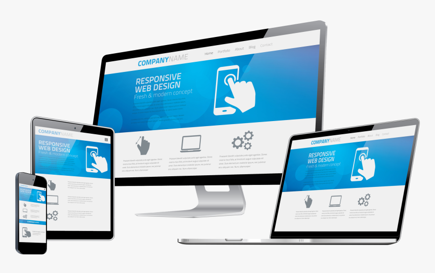 Responsive Website Design Png - Web Design Responsive, Transparent Png ...