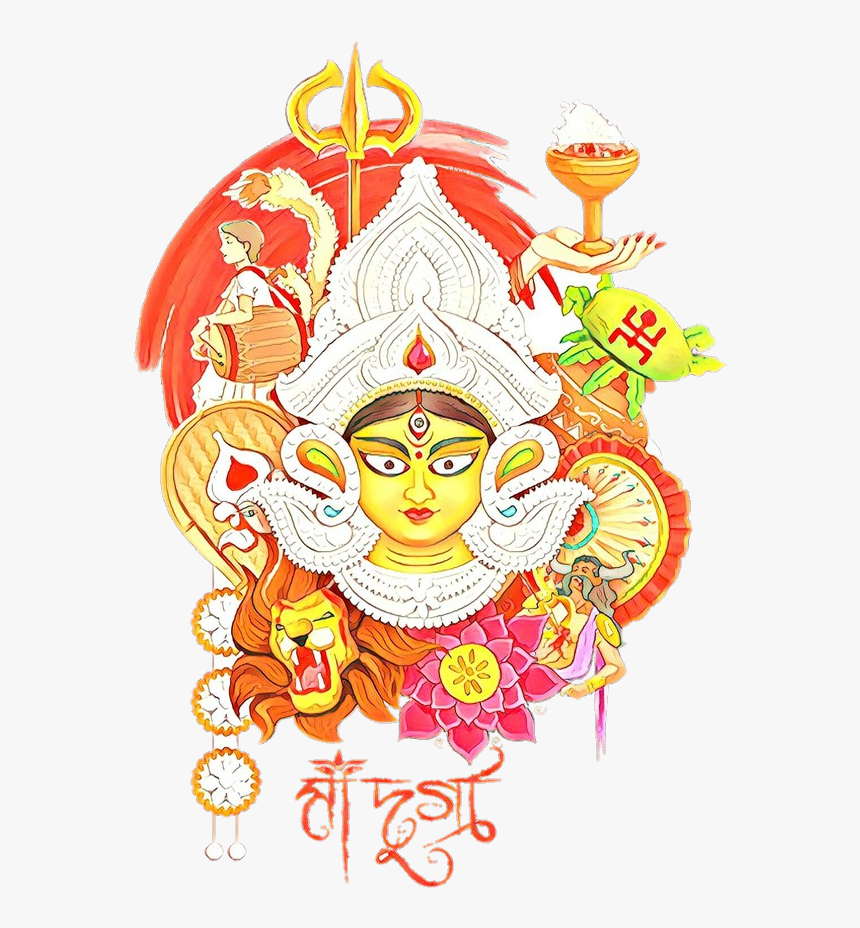Durga Puja Vector Png, Transparent Png , Transparent Png Image - PNGitem