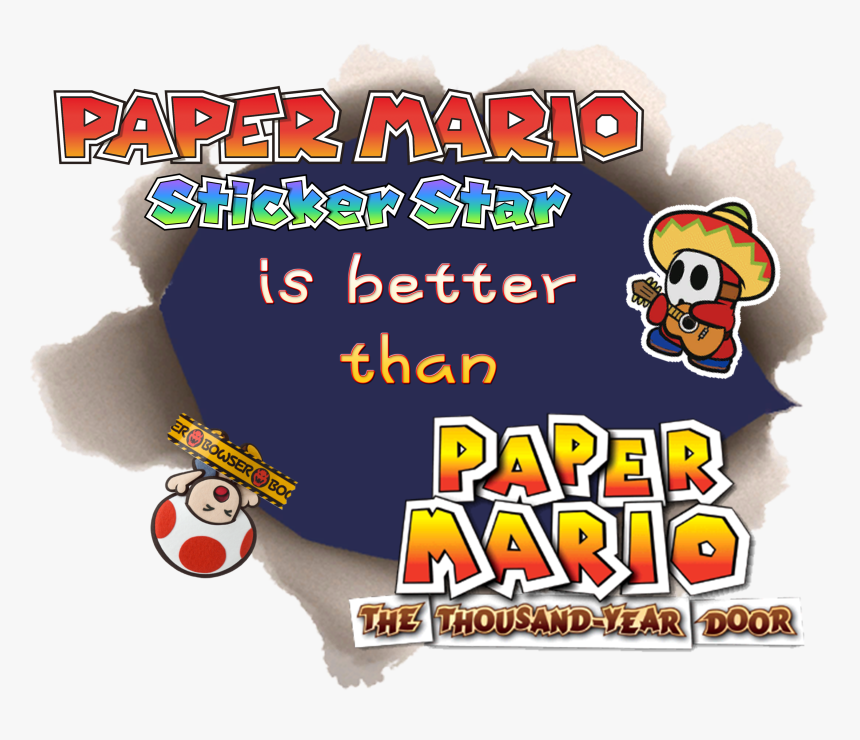 Transparent Paper Mario Png - Paper Mario: The Thousand-year Door, Png ...