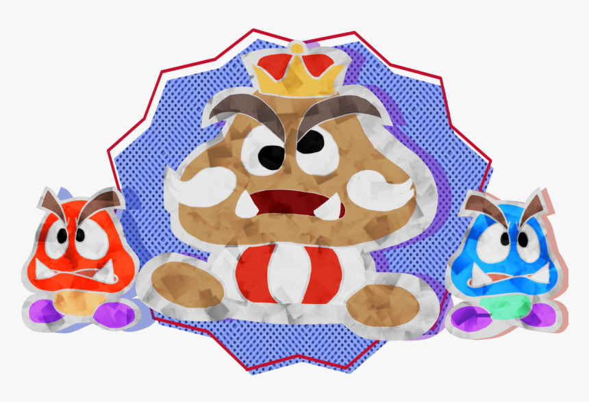 Paper Mario Enemies By Florosapiens - Paper Mario, HD Png Download ...