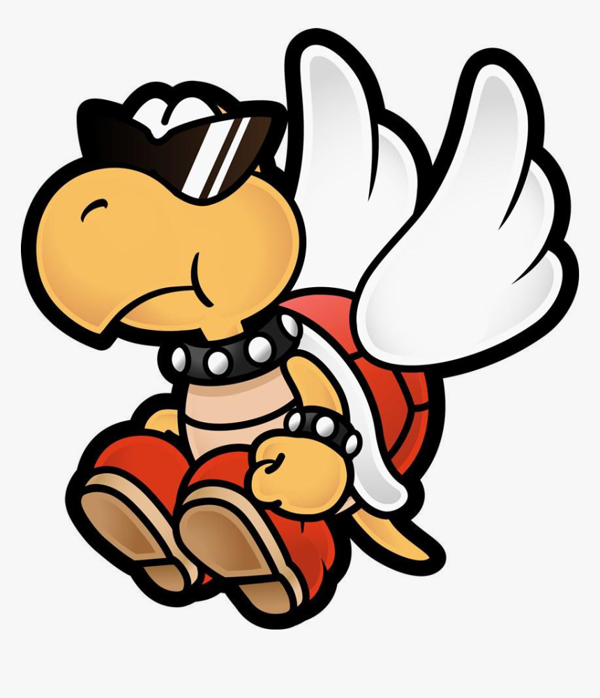 Mario Turtle With Wings, HD Png Download , Transparent Png Image - PNGitem