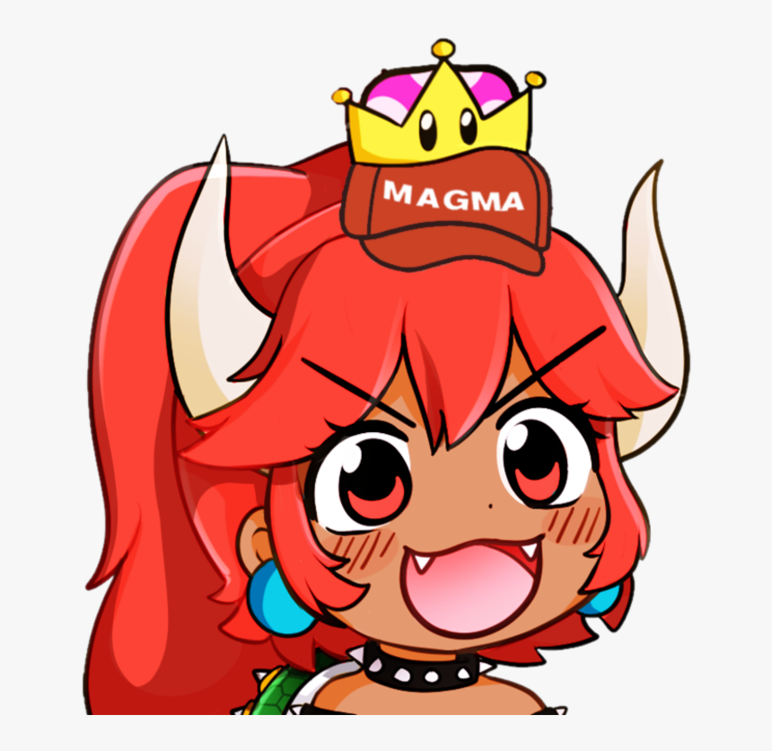 Bowsette Png - Bowsette Red Hair, Transparent Png , Transparent Png ...
