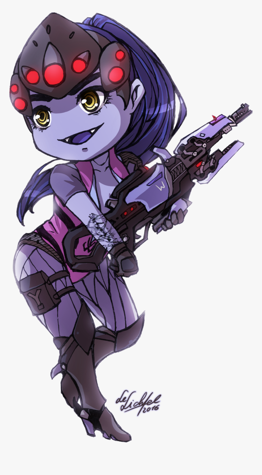 Overwatch Chibi Widowmaker , Png Download - Widowmaker Overwatch Chibi, Transparent Png ...
