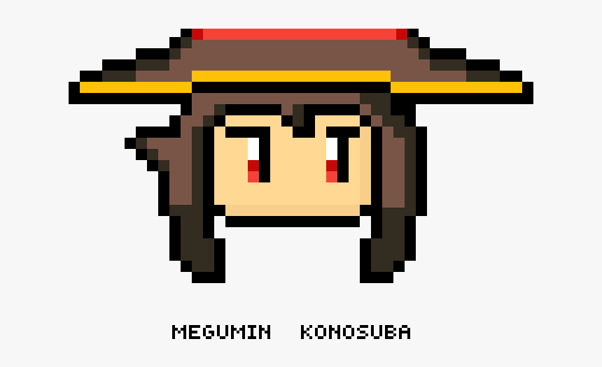 Megumin Chibi Pixel Art, HD Png Download , Transparent Png Image - PNGitem