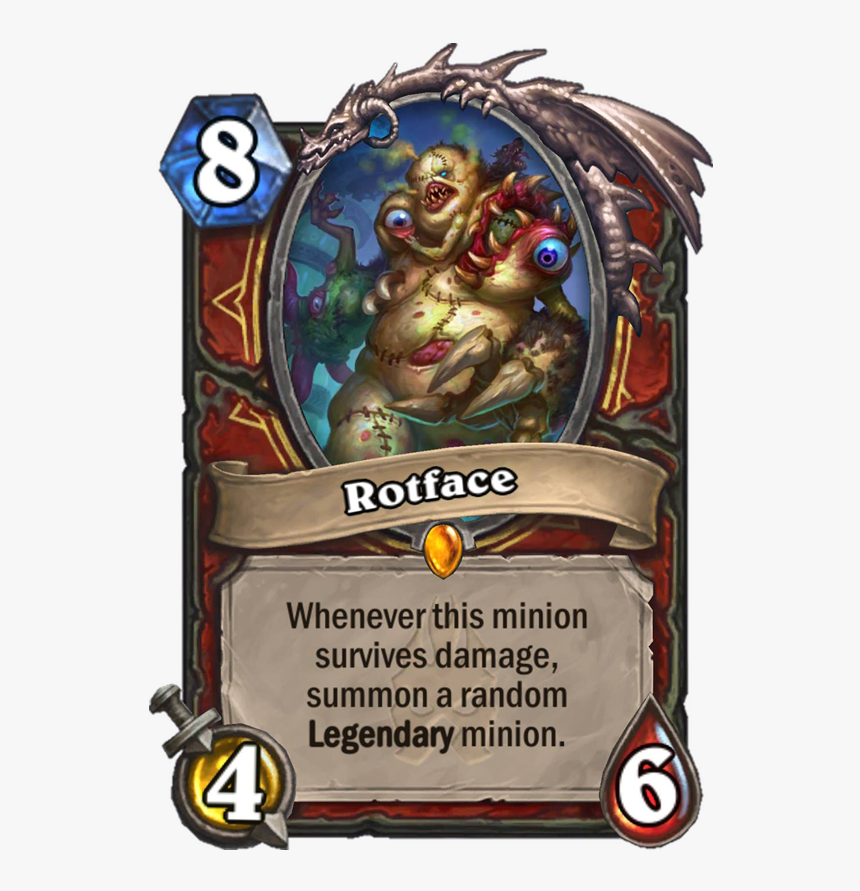 Rotface Hearthstone, HD Png Download , Transparent Png Image - PNGitem