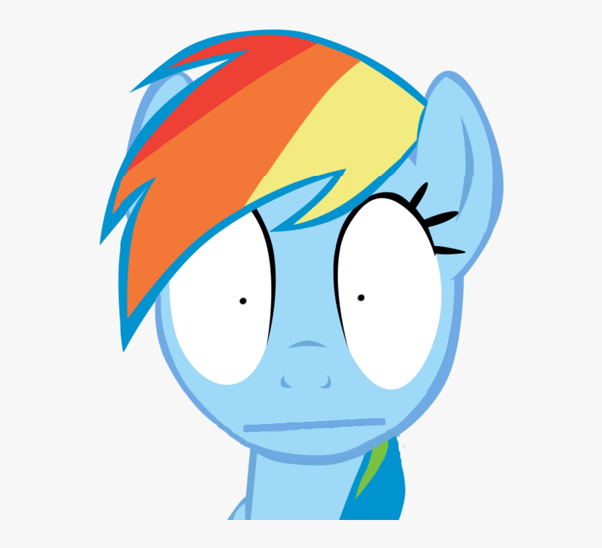 - My Little Pony Rainbow Dash Face Clipart , Png Download - My Little ...