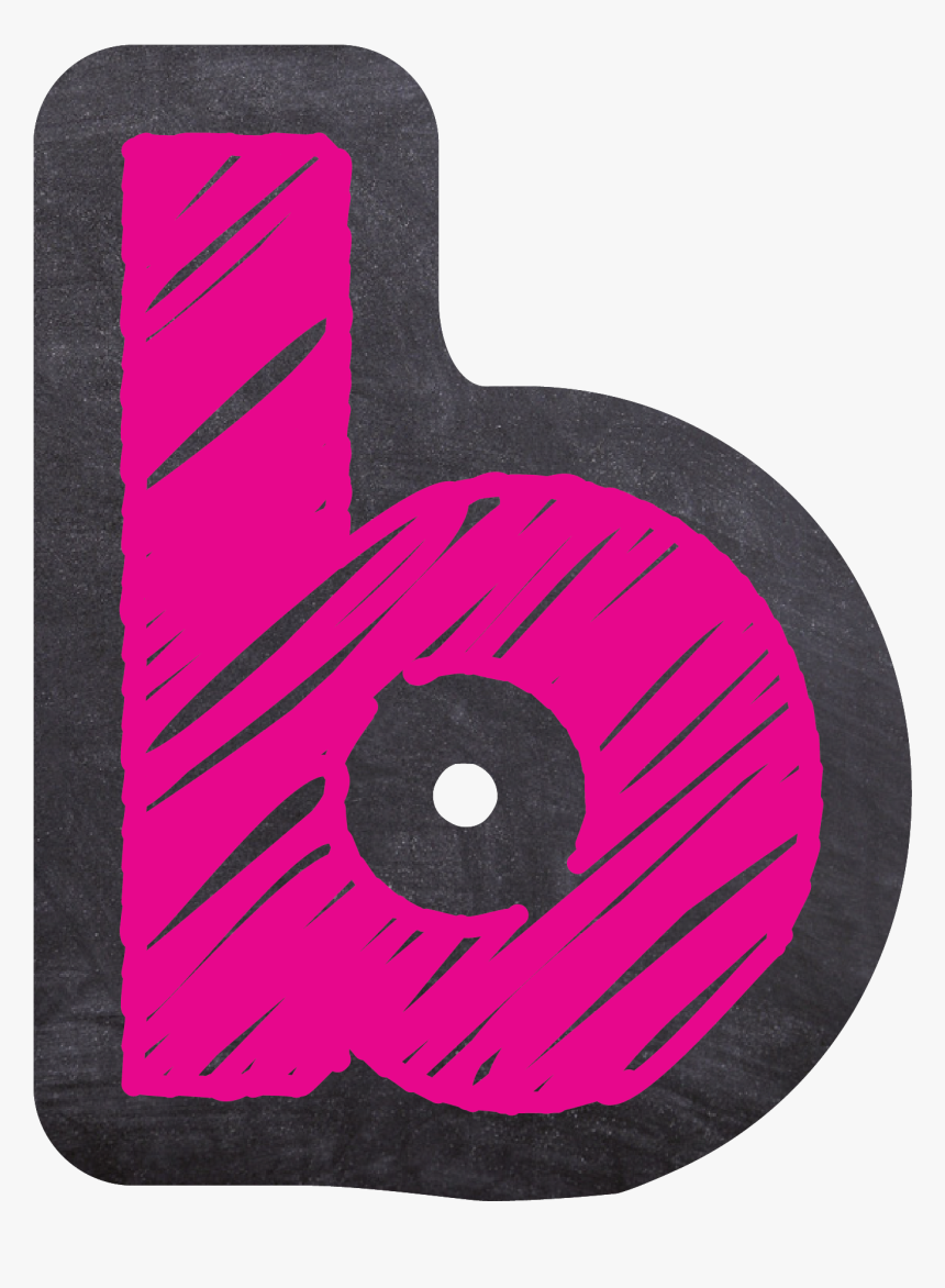 Chalkboard Letters & Numbers In Neon - Circle, HD Png Download ...