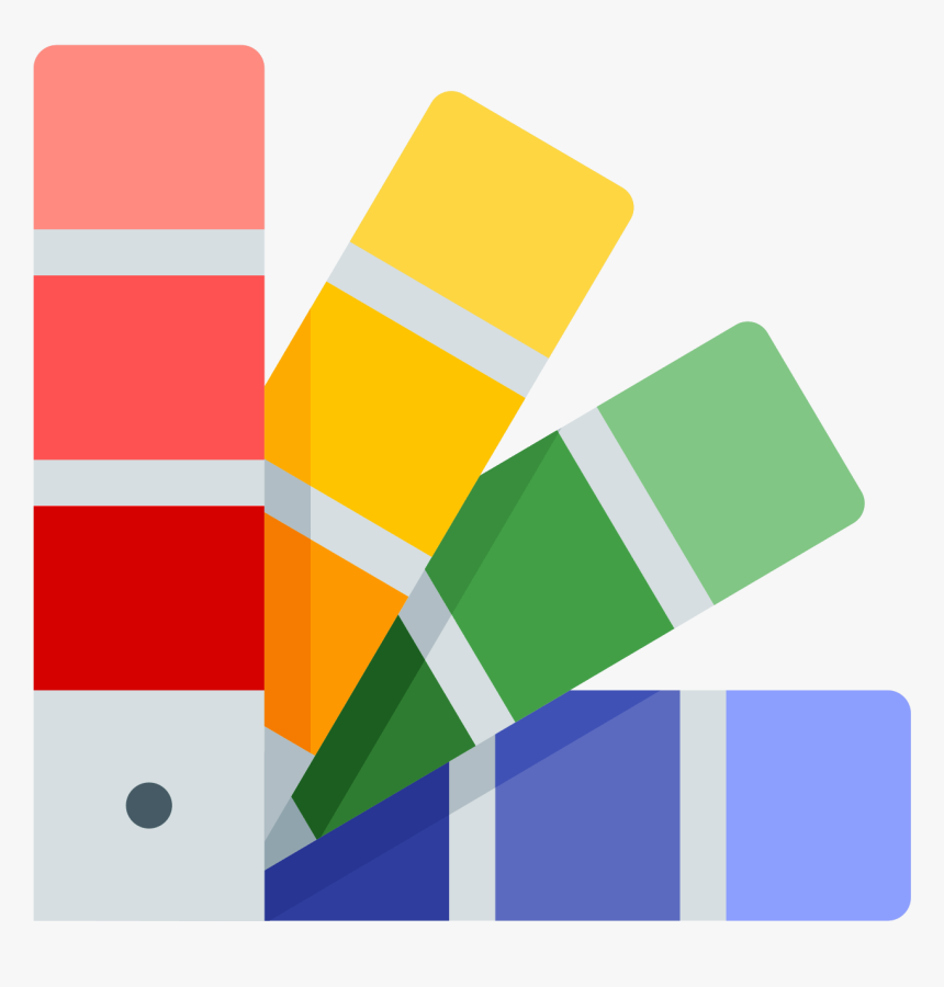 Color Palette Icon - Color Palette Vector Png, Transparent Png ...