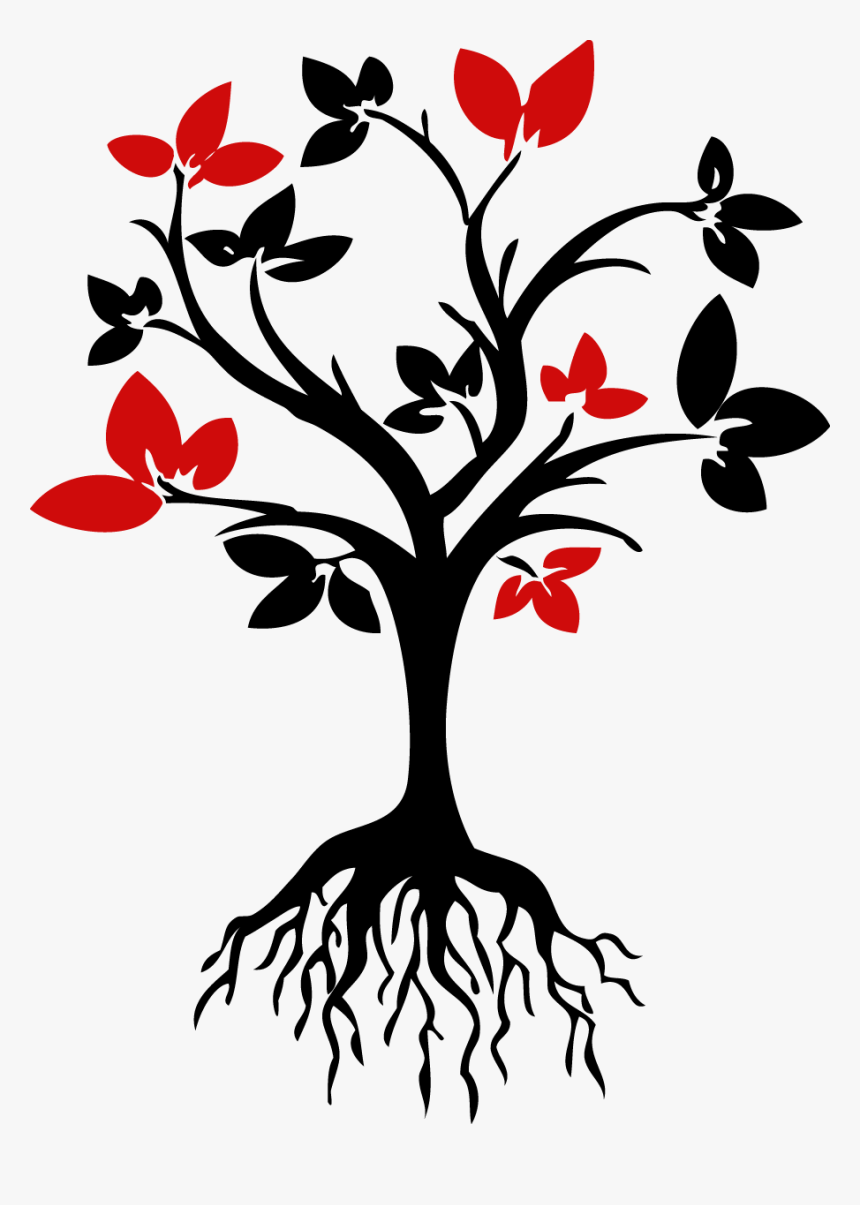 Family Tree With Free - Transparent Tree With Roots, HD Png Download ...
