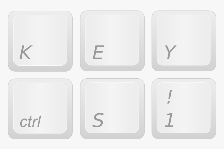Clipart Keyboard Keys