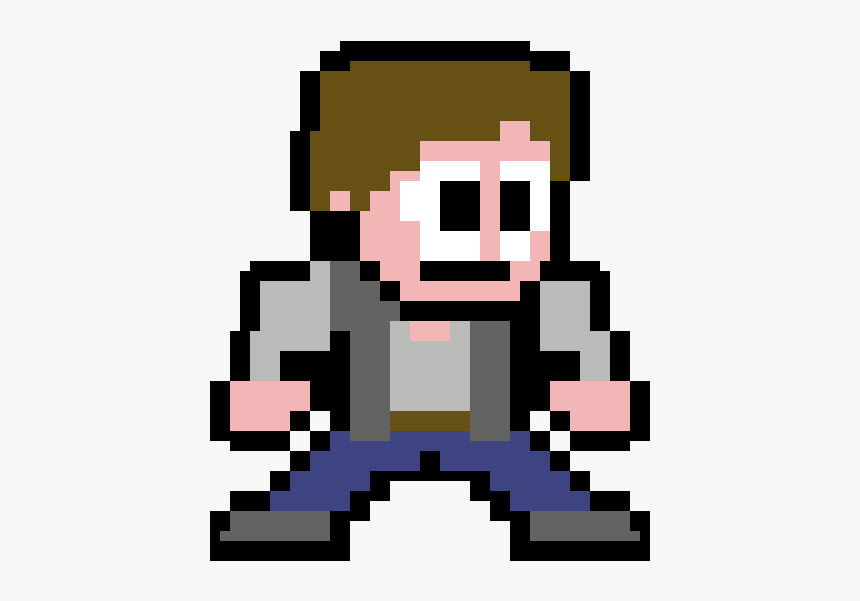 8 Bit Street Fighter Ken, HD Png Download , Transparent Png Image - PNGitem