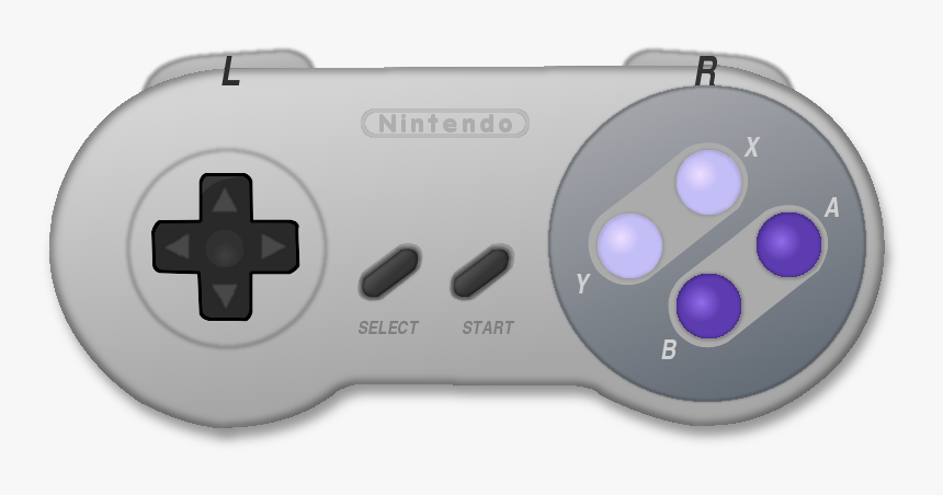 Nes And Snes Controller, HD Png Download , Transparent Png Image - PNGitem