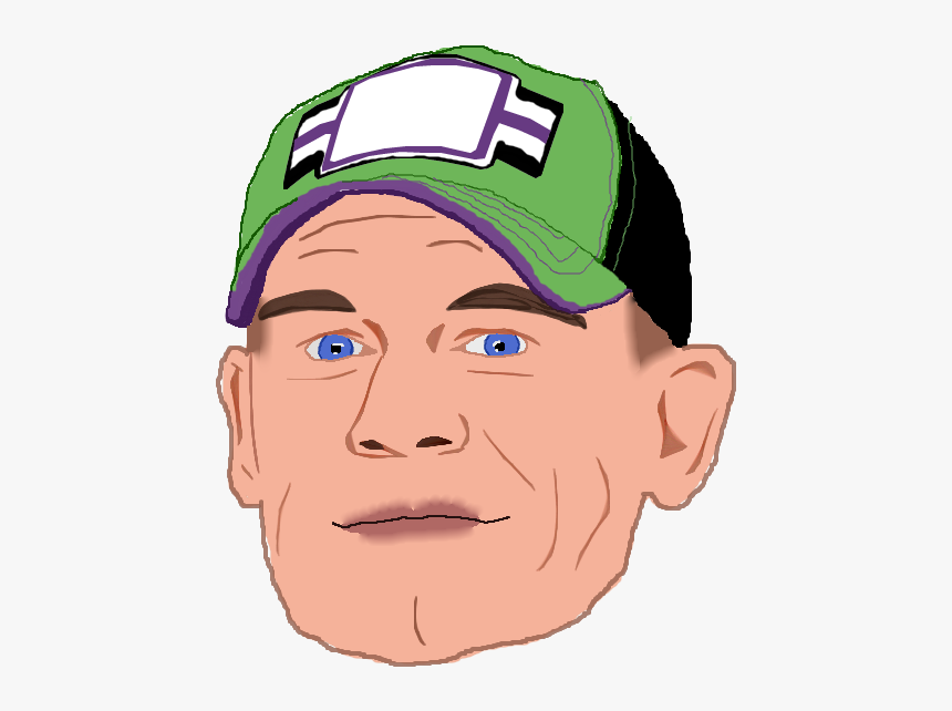 John Cena Cartoon Face, HD Png Download , Transparent Png Image - PNGitem