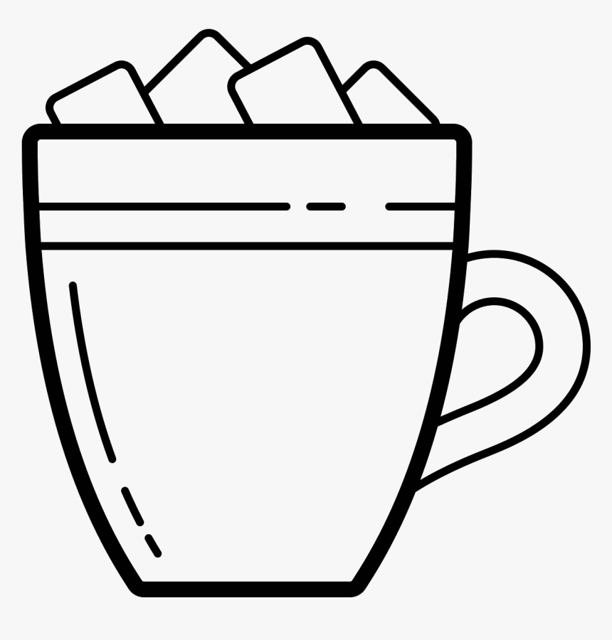 1600 X 1600 - Hot Cocoa Clipart Black And White, HD Png Download ...