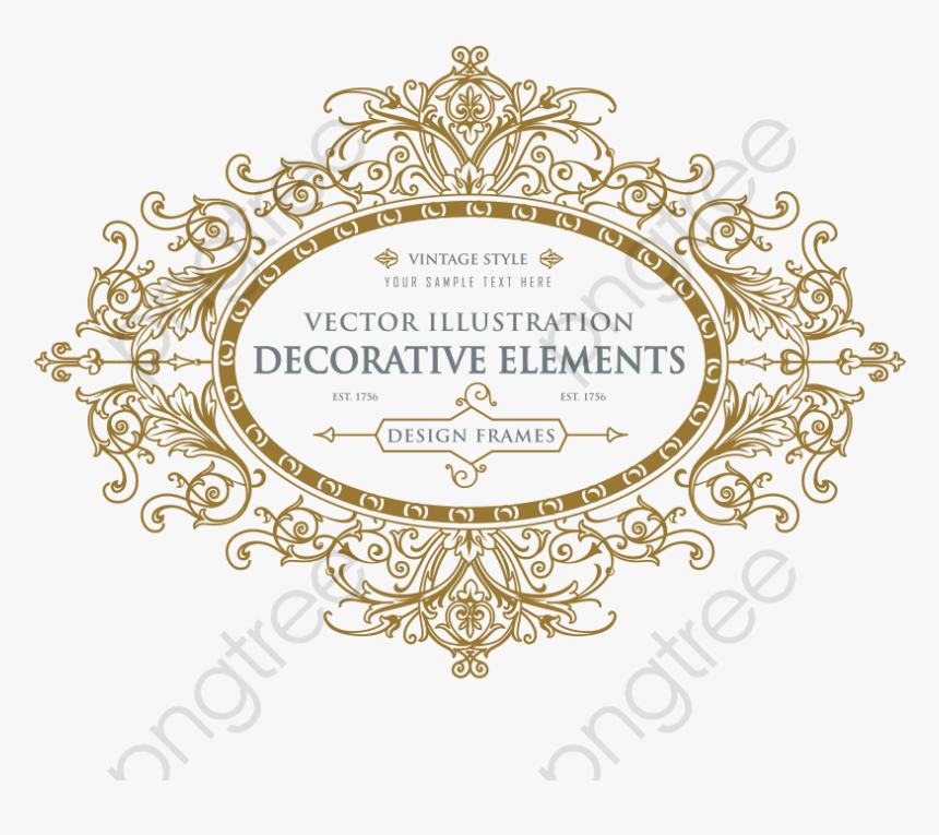 European Pattern Border Design Creative, Logo Design, - Decorative ...