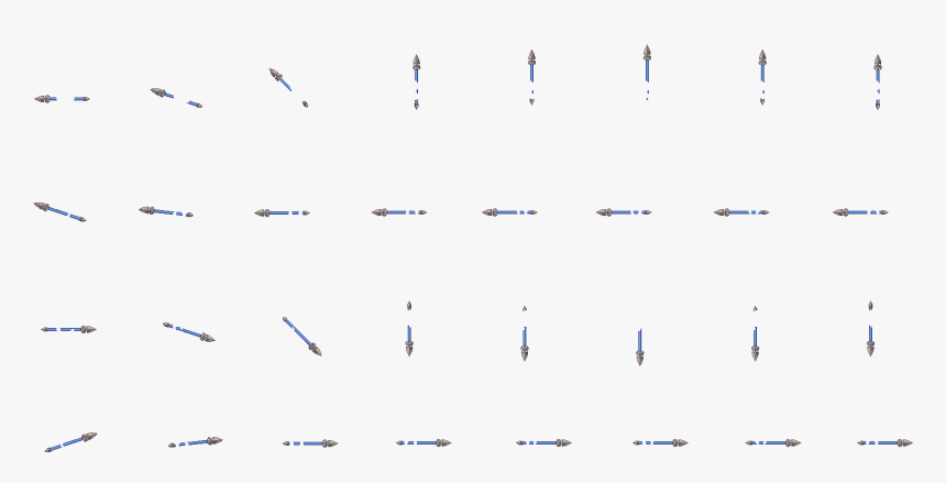 Dragonspear - Top Down Weapon Sprite, HD Png Download , Transparent Png ...