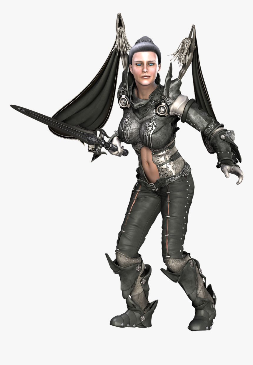 Fantasy Warrior Png - Girl Armor, Transparent Png , Transparent Png ...